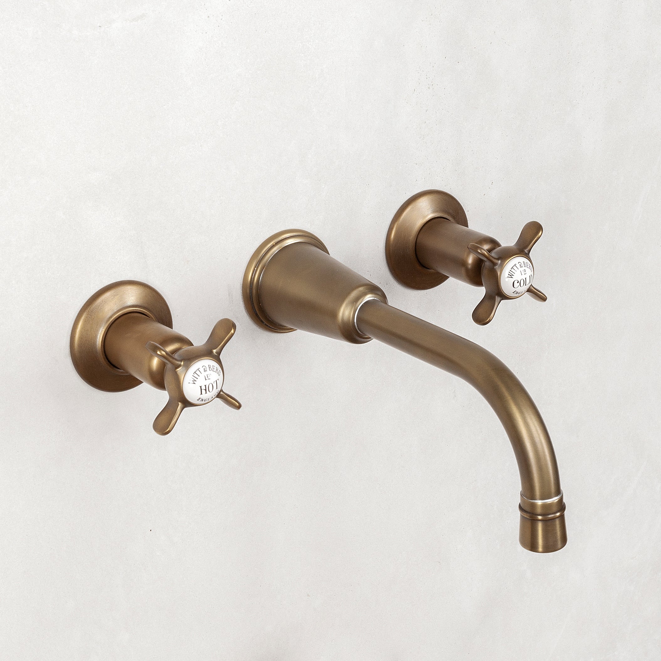 Wall Mount 3 Hole Basin Tap - Propeller Handle – Witt And Berg